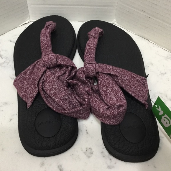 Sanuk | Shoes | Sanuk Yoga Sling Ella Color Heather Prune | Poshmark